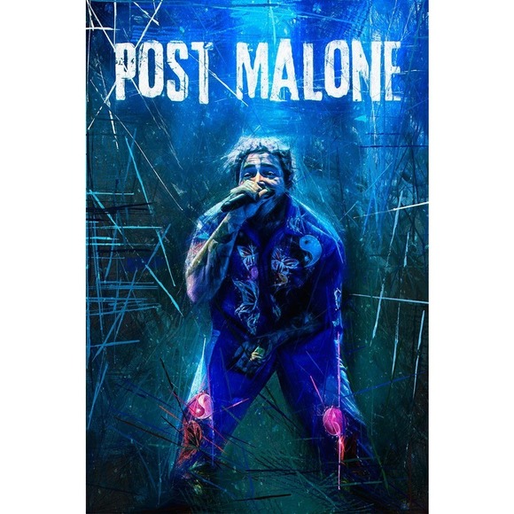 PosterGifts185 | Art | Post Malone Rapper Poster | Poshmark